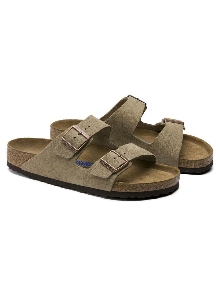 Birkenstock Arizona Soft Footbed Suede R Taupe Sandals Fall 2025 | EMPIRE