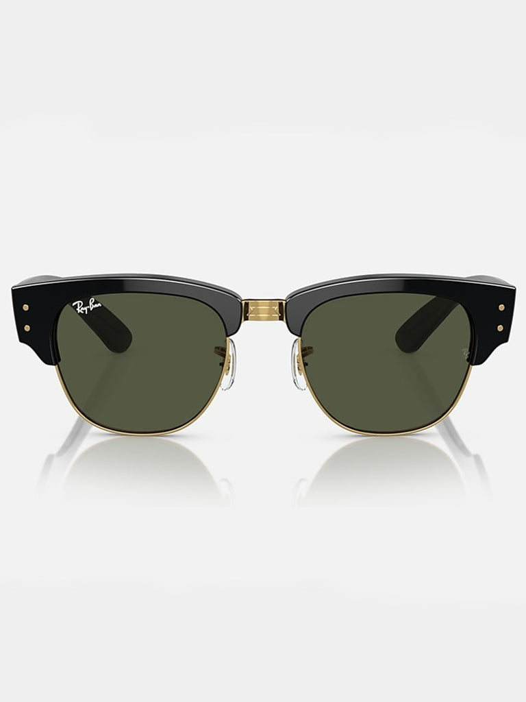 Ray Ban 2024 Mega Clubmaster Black On Gold/Green Classic G-15 ...