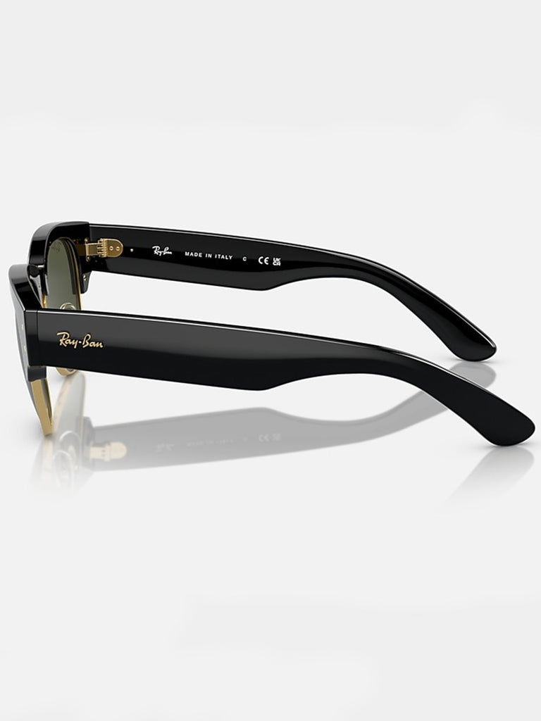 Ray Ban 2024 Mega Clubmaster Black On Gold/Green Classic G-15 ...