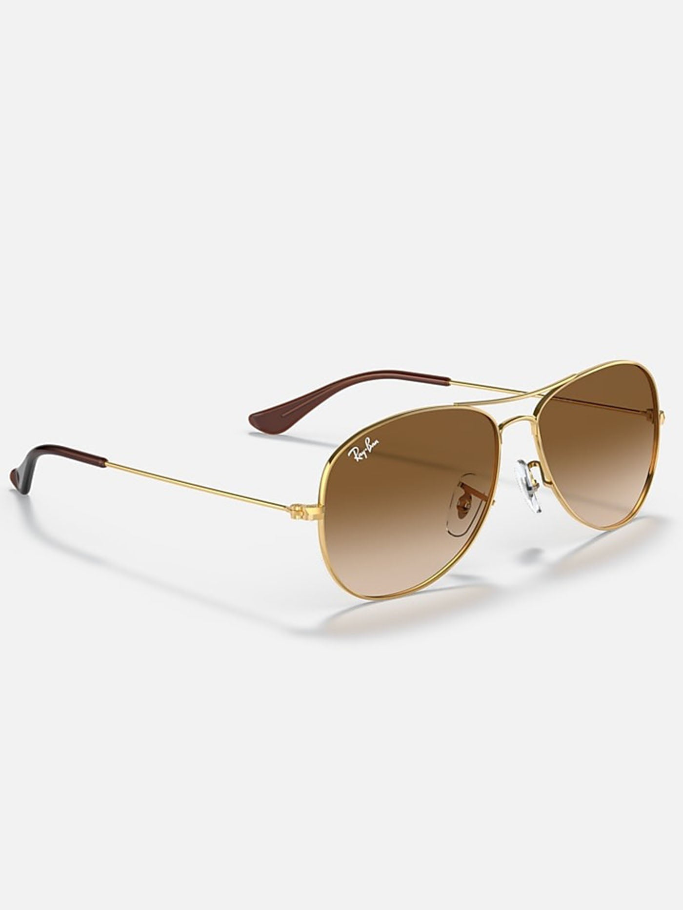 Ray Ban 2024 Cockpit Gold/Brown Gradient Sunglasses | EMPIRE