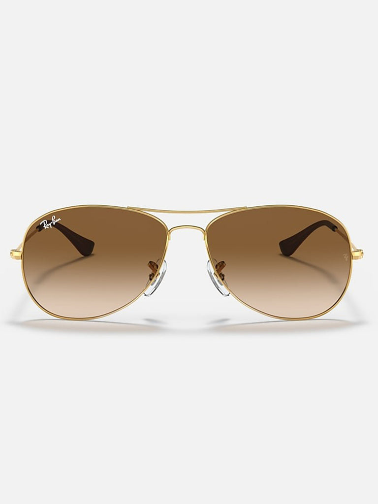Ray Ban 2024 Cockpit Gold/Brown Gradient Sunglasses | EMPIRE