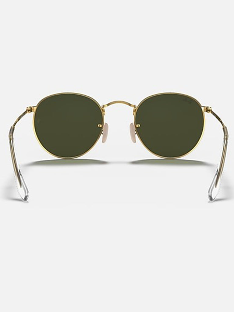 Ray Ban Round Metal Arista Gold/G-15 Green Sunglasses | EMPIRE