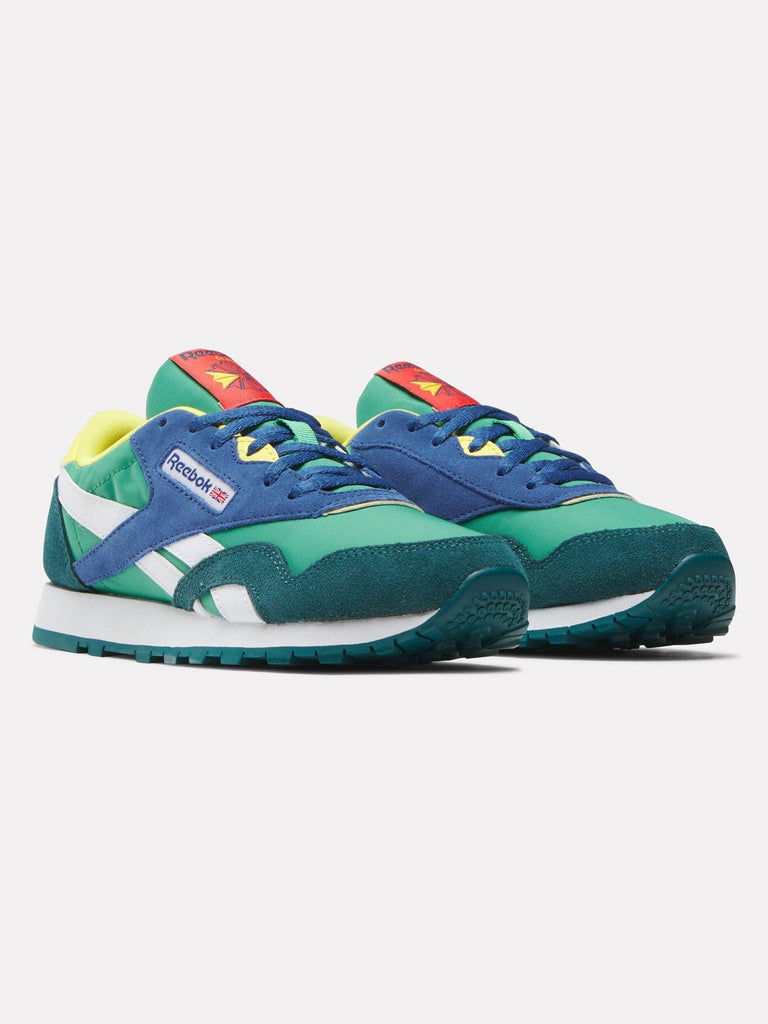 Reebok Classic Nylon Upgrade Green/Retro Teal/Twilight Blue Shoes Fall ...