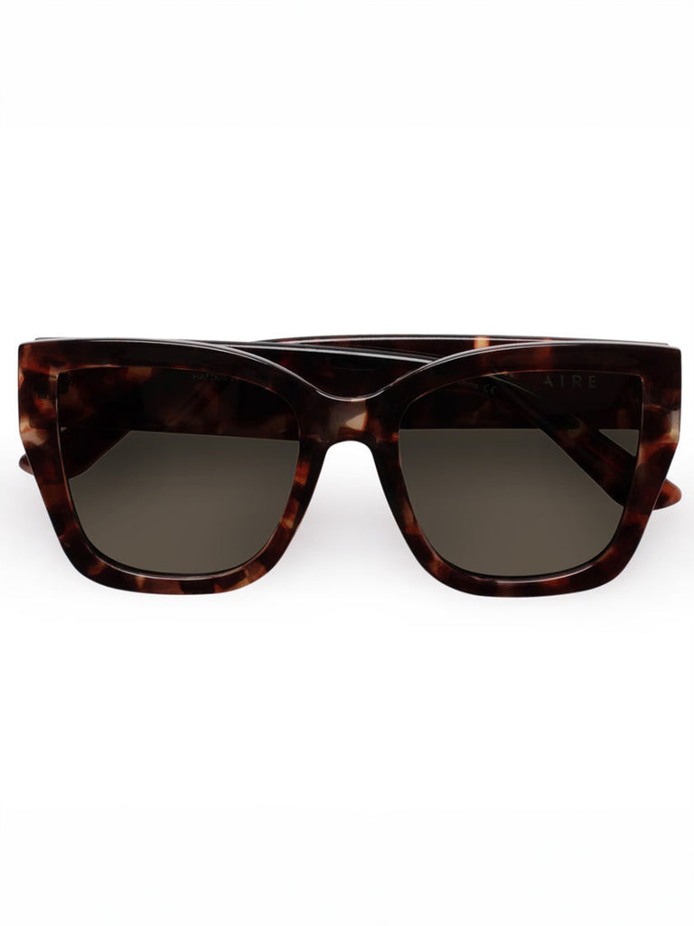 Aire Haedus Dark Tort/Green Mono Sunglasses | EMPIRE