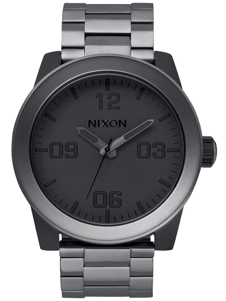 Nixon Corporal Stainless Steel Black/Matte Gunmetal Watch | EMPIRE