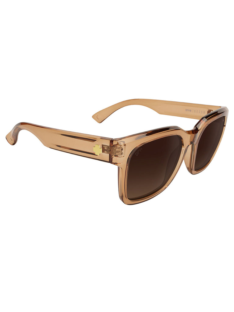 Spy Dessa Translucent Nutmeg/Dark Brown Fade Sunglasses | EMPIRE