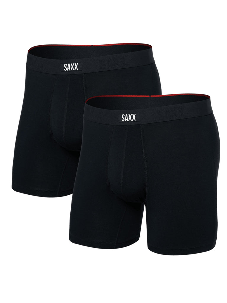 Saxx Vibe Extra 2 Pack Black Boxer | EMPIRE