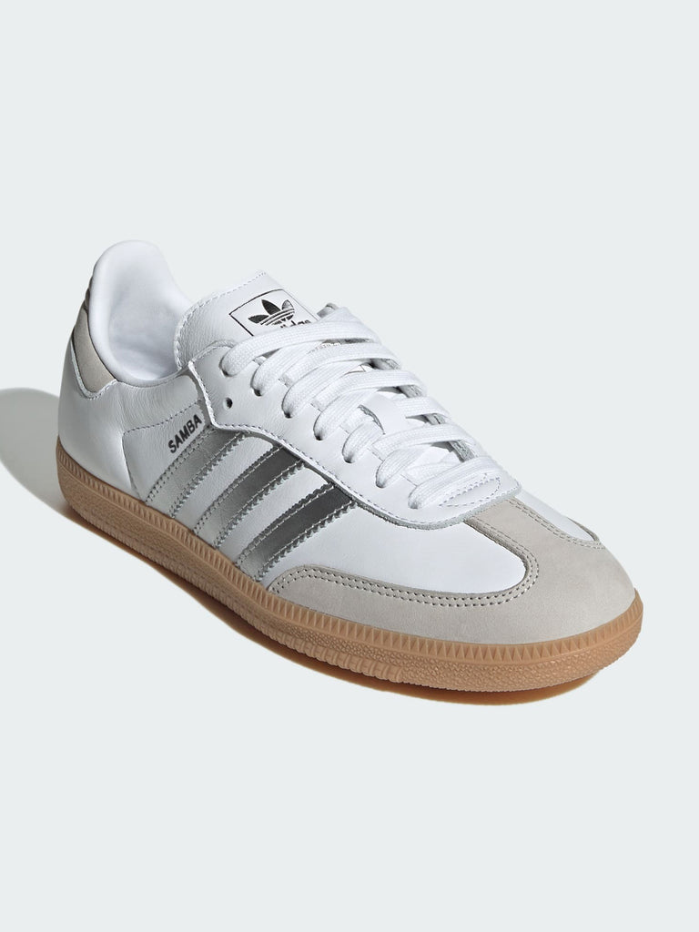 Souliers Adidas Samba Og White/Silver Mat/Grey Automne 2025 | EMPIRE