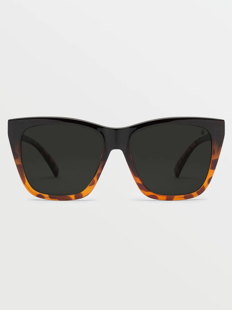 Volcom Looky Lou Gloss Darkside/Gray Polarized Sunglasses | EMPIRE