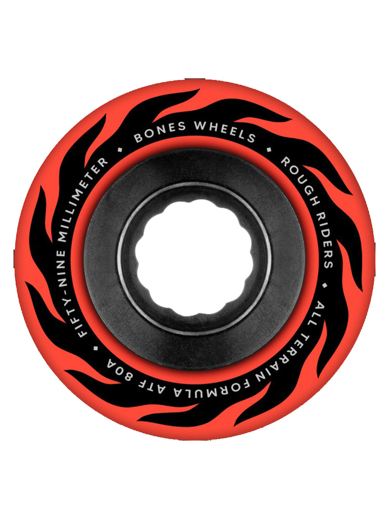 Bones Atf Rough Riders Eternal Flame Red Skateboard Wheels | EMPIRE