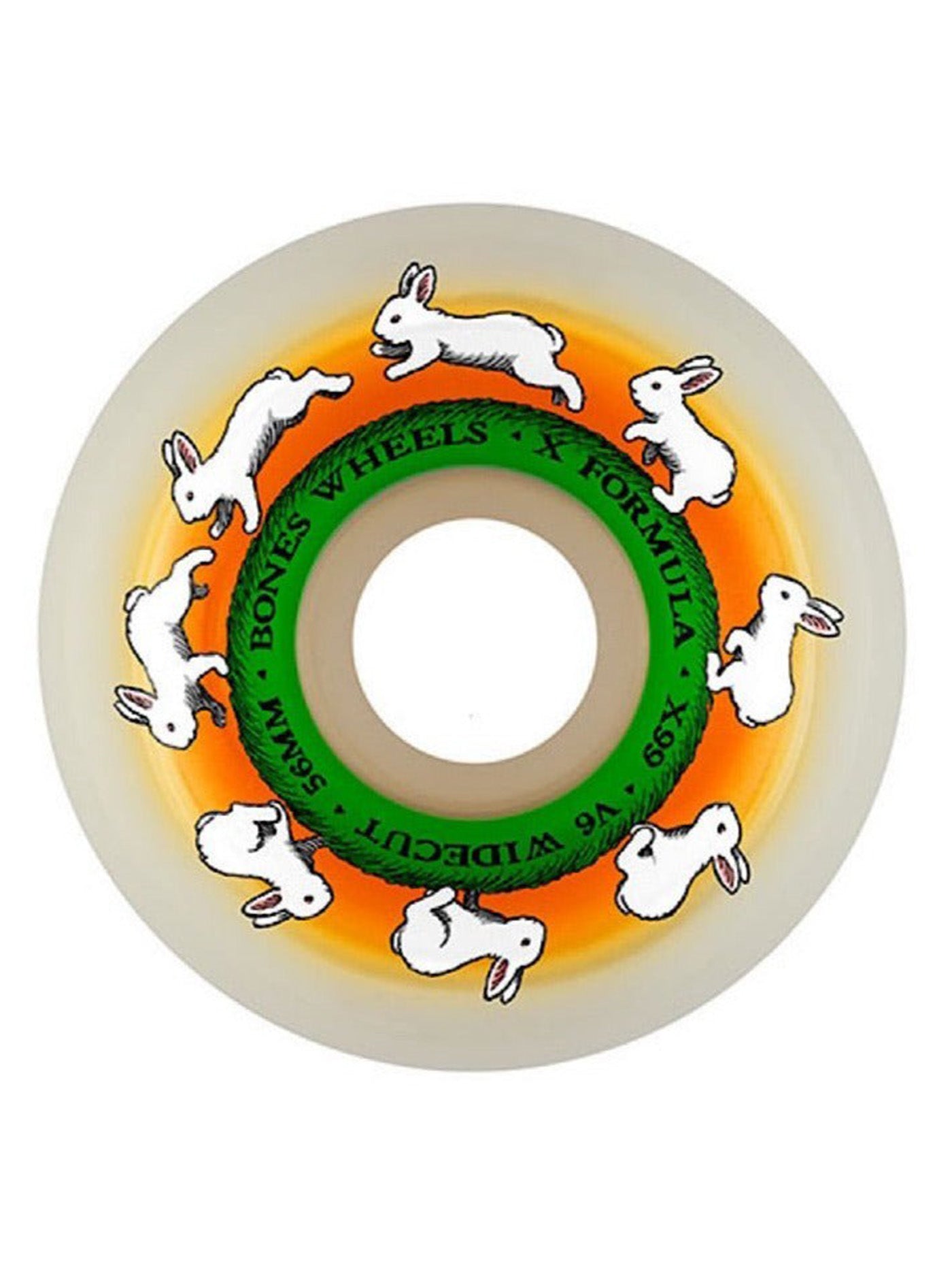 Bones X-Formula V6 Widecut Runny Bunny Skateboard Wheels | EMPIRE