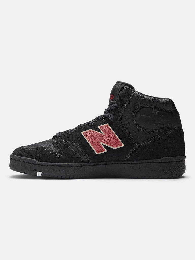 New Balance x Chocolate Numeric 480 High Black/Red Shoes | EMPIRE