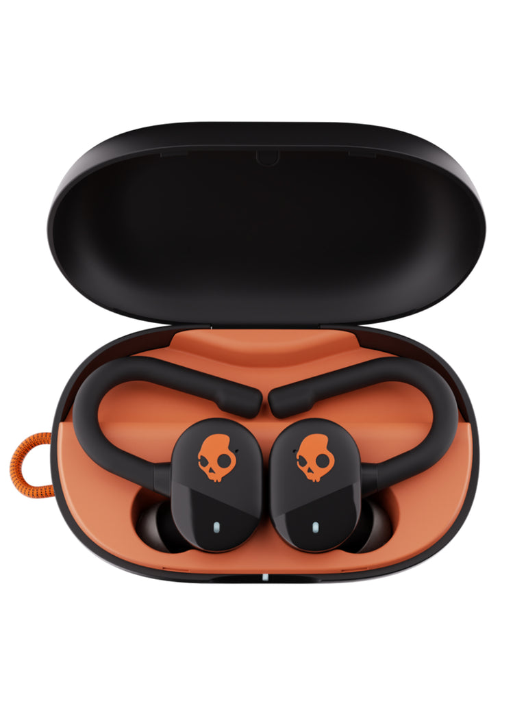 Skullcandy Push Active Noir/Orange Earbuds | EMPIRE