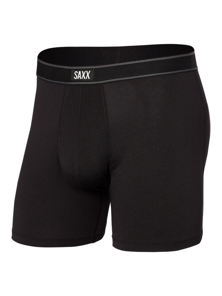 Saxx Daytripper Comfort Stretch Black Boxer | EMPIRE