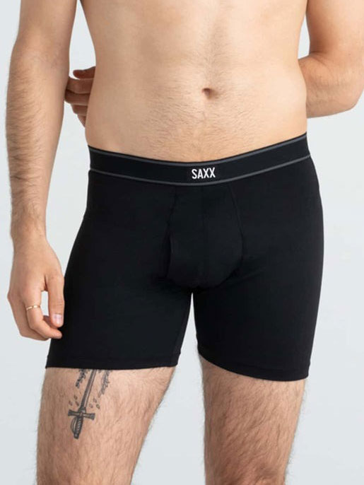 Saxx Daytripper Comfort Stretch Black Boxer | EMPIRE