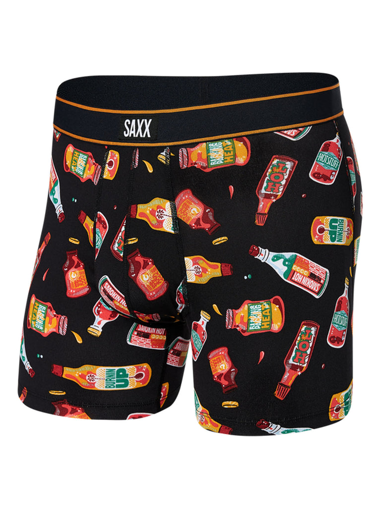 Saxx Daytripper Hot Ones Black Boxer Fall 2023 | EMPIRE