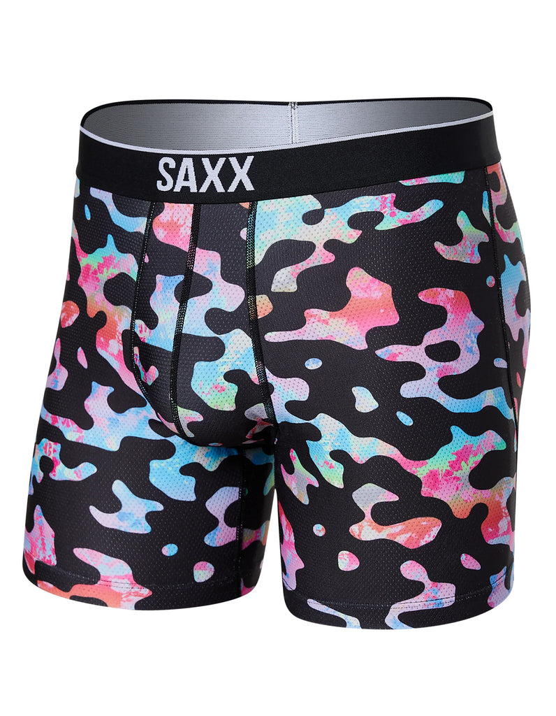 Saxx Volt Breathable Mesh Washed Out Camo Multi Boxer | EMPIRE