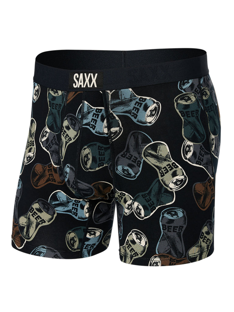 Saxx Vibe Super Soft Friday Night Camo Black Boxer | EMPIRE