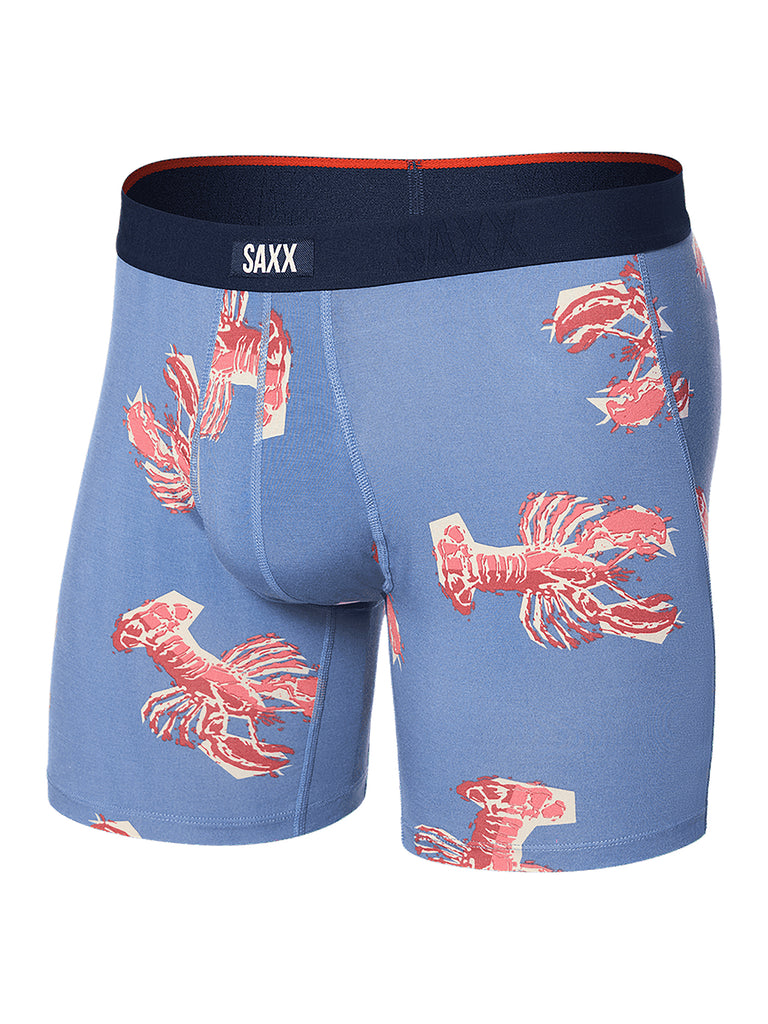 Saxx Vibe Xtra Lobster Boil Tidal Blue Boxer | EMPIRE