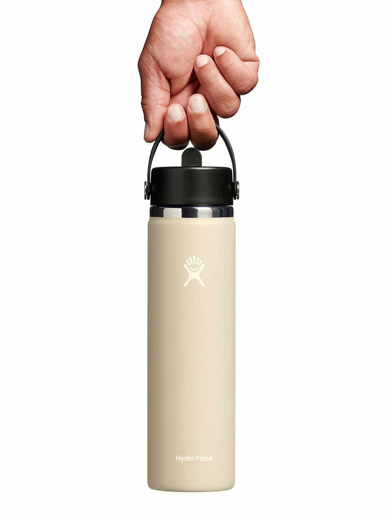 Hydro Flask 24oz Oat Wide Mouth with Flex Straw Cap Bottle Fall 2024 ...