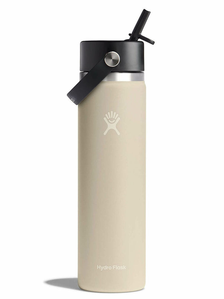 Hydro Flask 24oz Oat Wide Mouth with Flex Straw Cap Bottle Fall 2024 ...