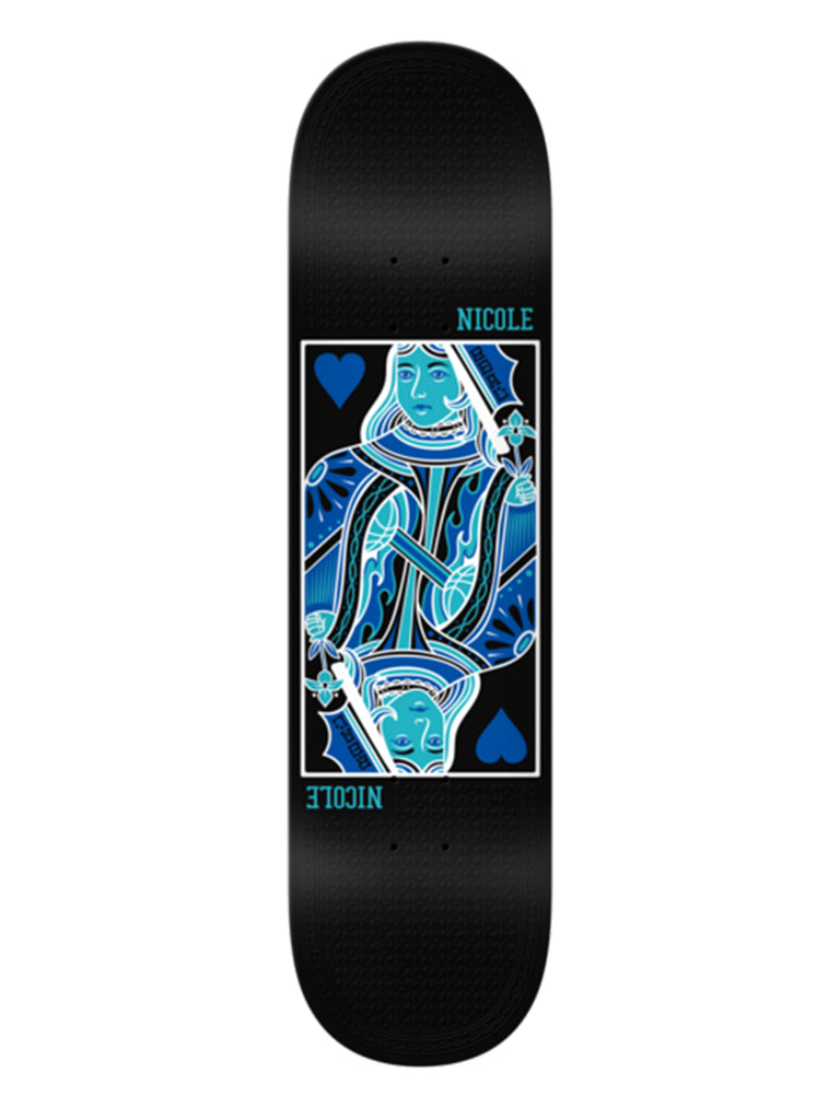 Real Nicole Queen Of Hearts Twin Nose 8.25'' Skateboard Deck | EMPIRE