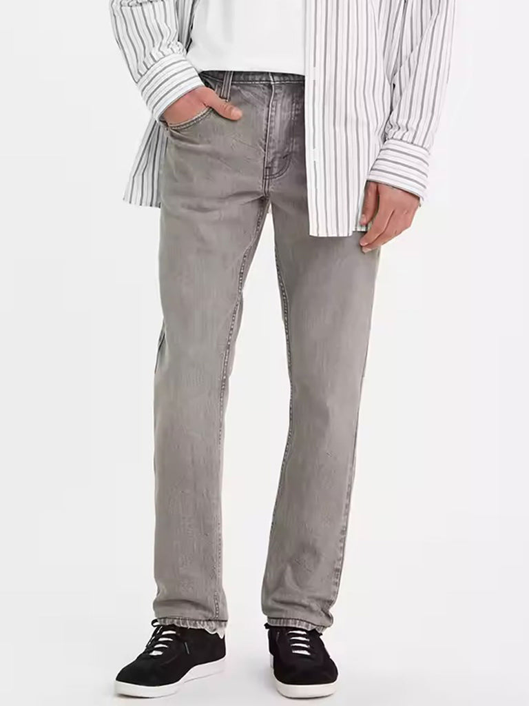 Levis 512 Slim Taper Grey Stonewash Jeans | EMPIRE