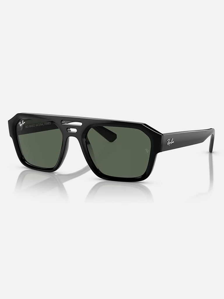Ray-Ban Corrigan Black/Dark Green Sunglasses | EMPIRE
